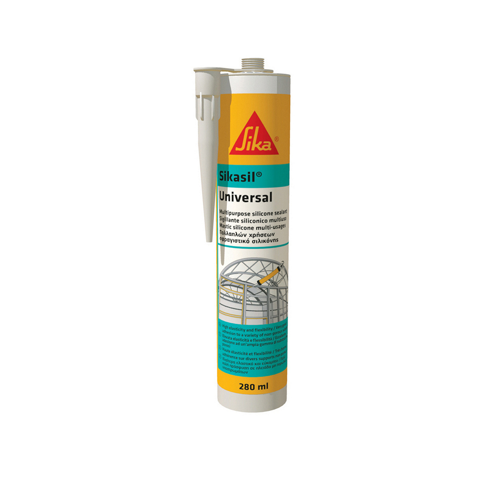 Sikasil Universal Σφραγιστική Σιλικόνη Διάφανη 280ml | ΜΟΝΩΤΙΚΑ ΥΛΙΚΑ ...